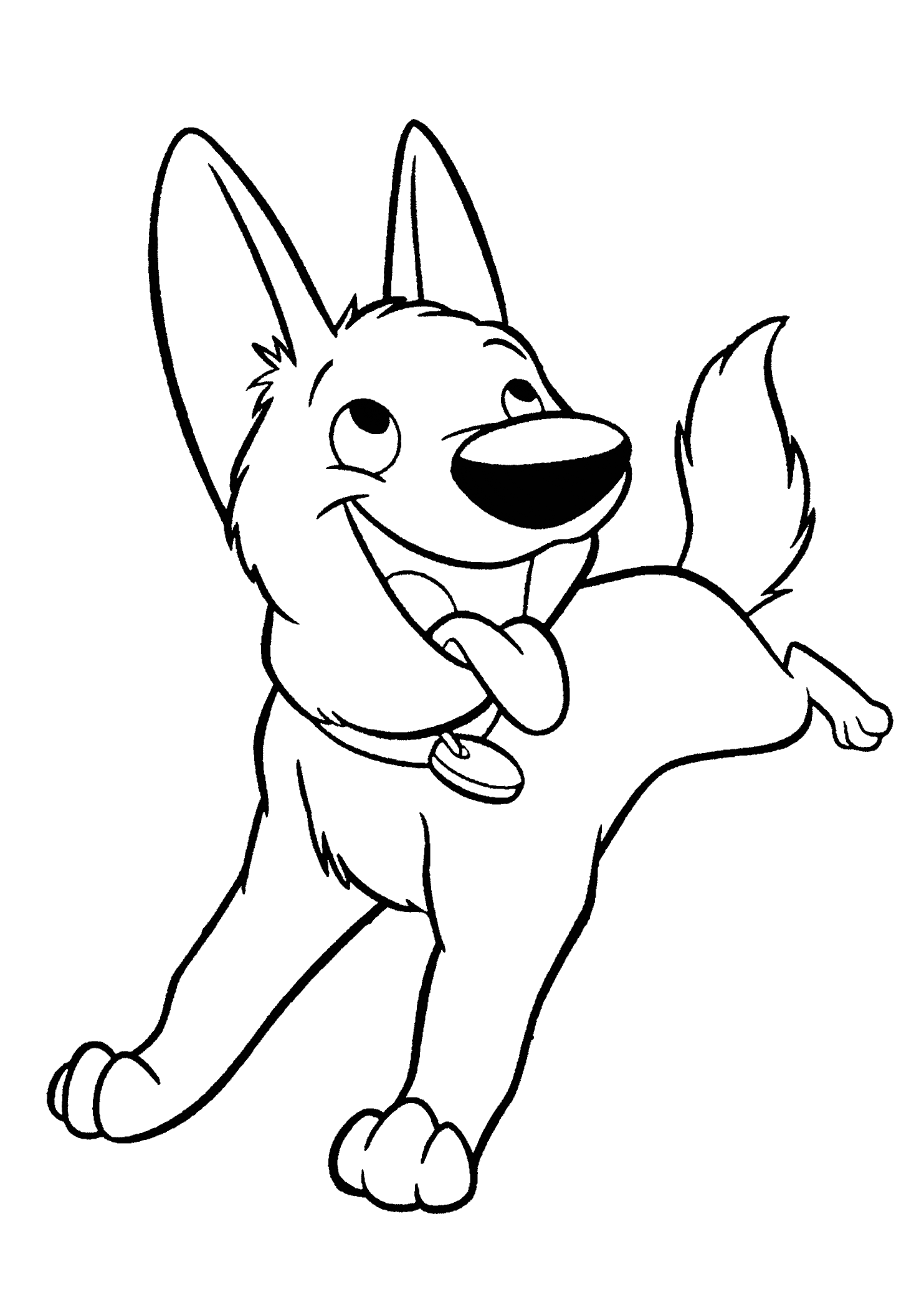 Happy Bolt Da Colorare Scarica Stampa O Colora Subito Online 