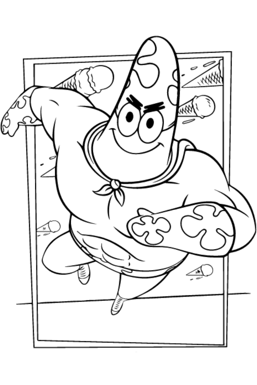 Disegni di Patrick Stella da colorare - Disegni-Colorare.Com