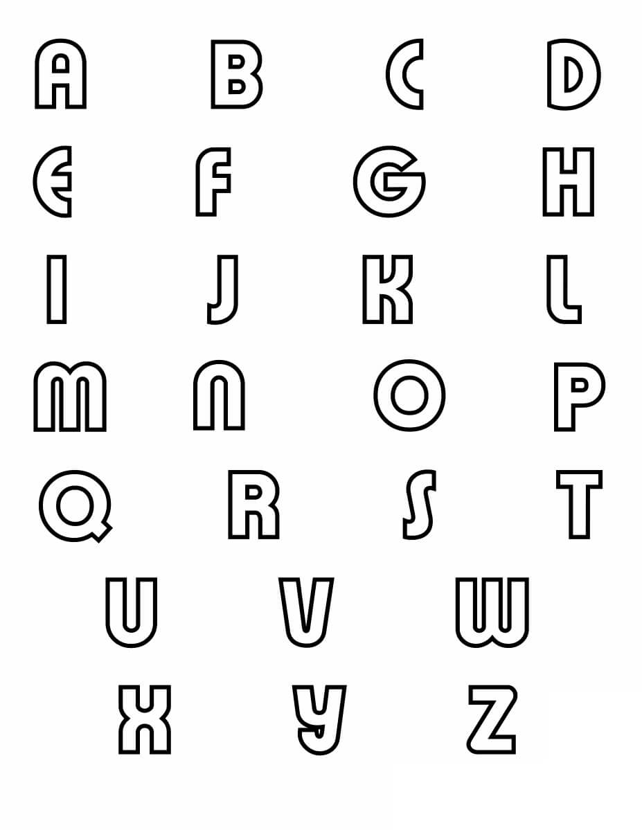 ABC non è Alfabeto da colorare. Scarica, stampa o colora subito online!