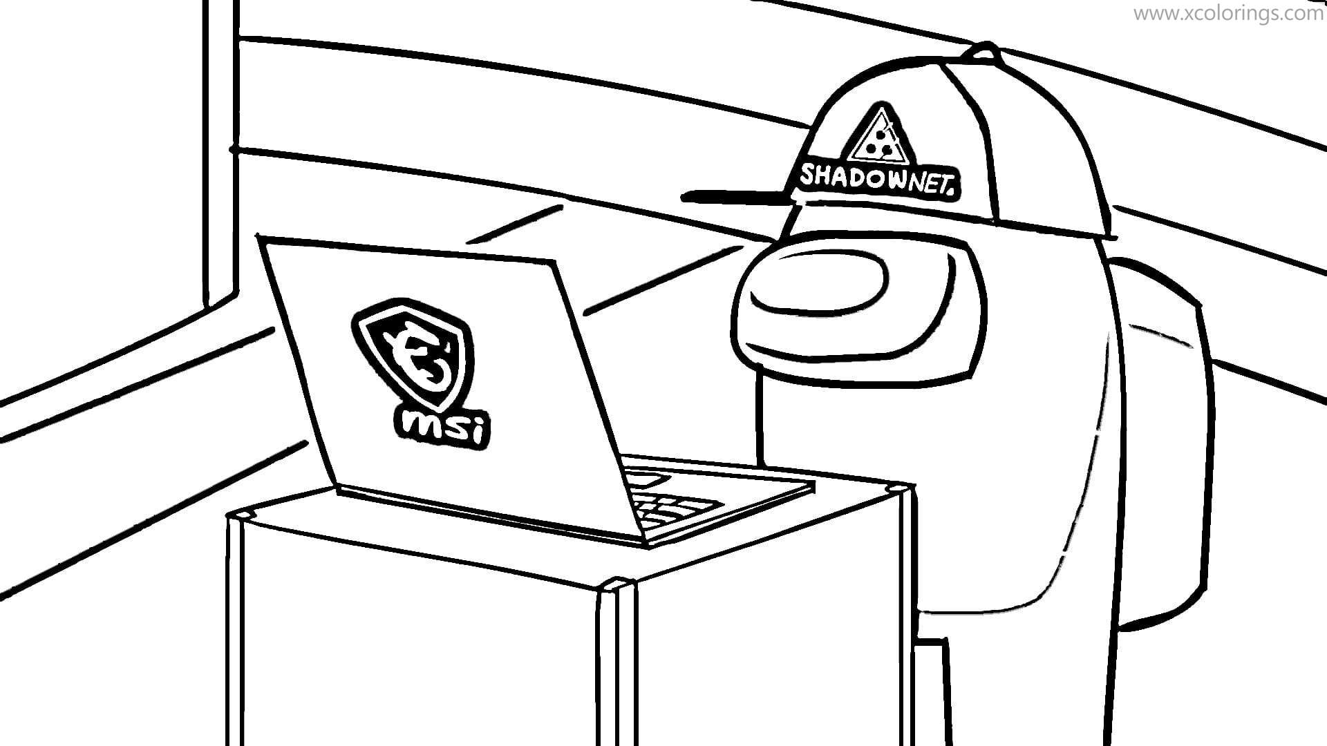 Among Us 15 da colorare. Scarica, stampa o colora subito online!