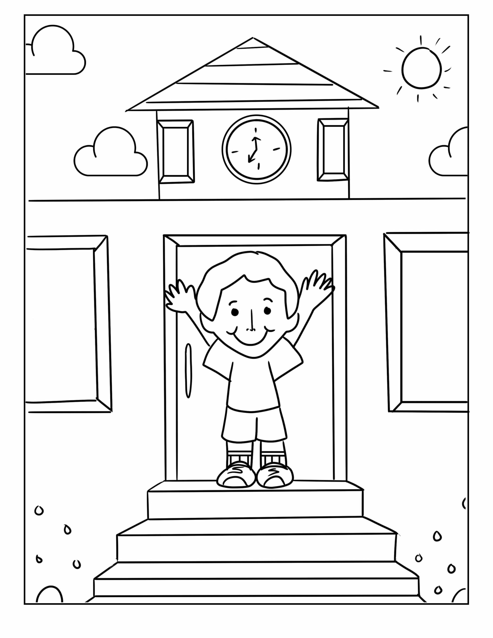 Disegni di Scuola da colorare - Disegni-Colorare.Com