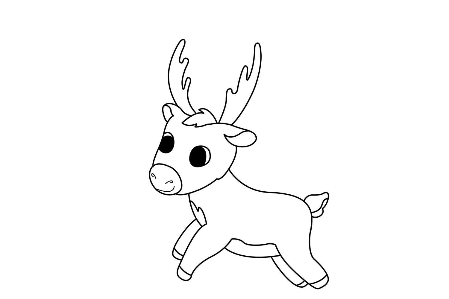 Rudolph la Renna dal Naso Rosso da colorare. Scarica, stampa o colora ...