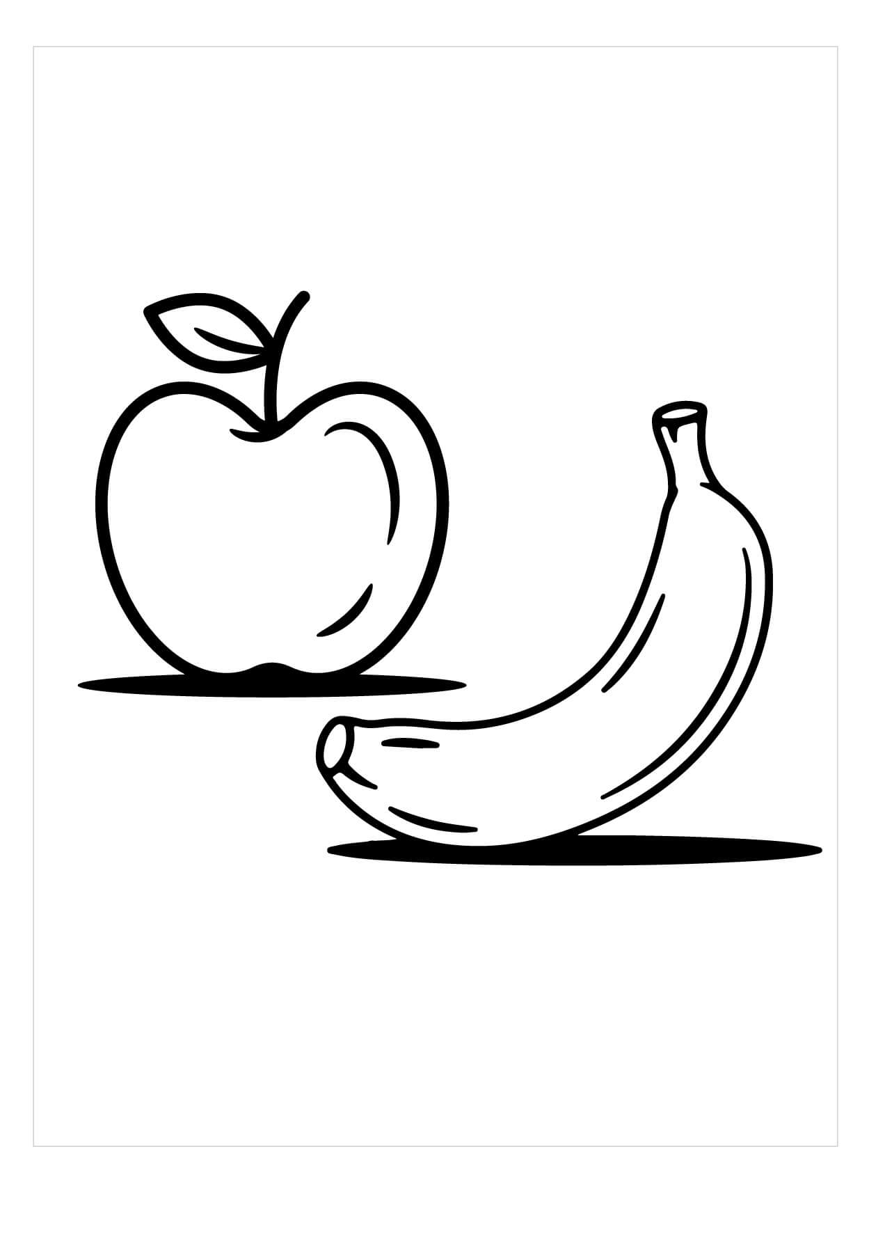 Banana E Mela Da Colorare Scarica Stampa O Colora Subito Online banana-e-mela-da-colorare-scarica-stampa-o-colora-subito-online