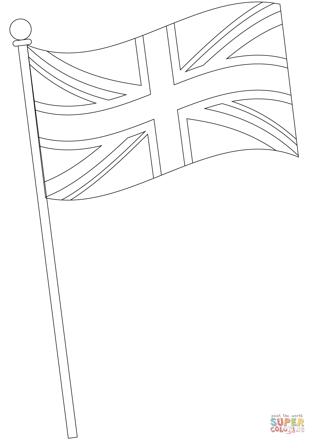 bandiera del regno unito da colorare. Scarica, stampa o colora subito ...