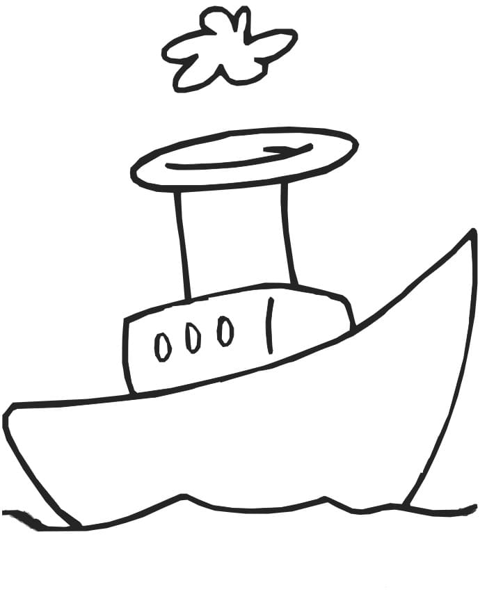 Disegni di Barche da colorare - Disegni-Colorare.Com