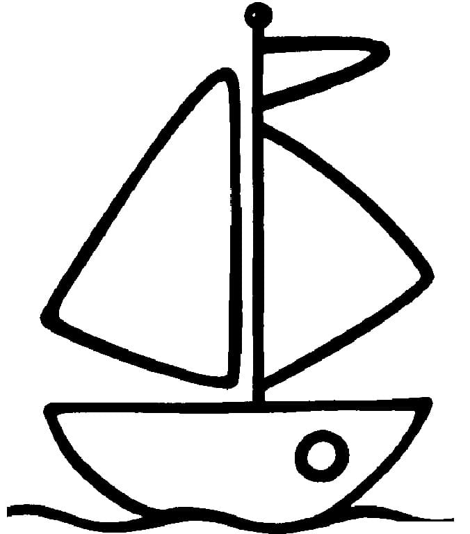 Disegni di Barche da colorare - Disegni-Colorare.Com