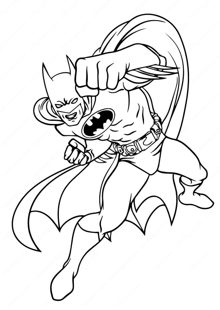 Disegni di Batman da colorare - Disegni-Colorare.Com