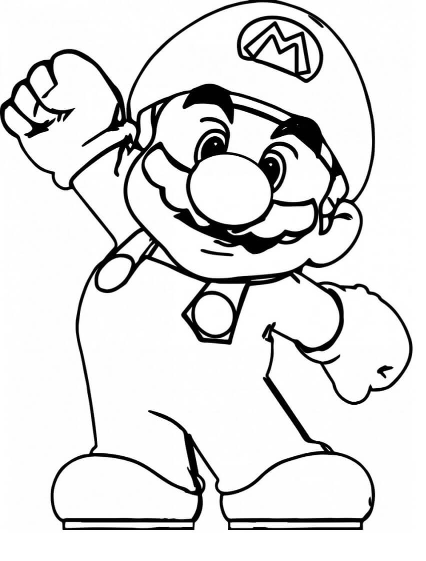 Disegni di Super Mario da colorare - Disegni-Colorare.Com