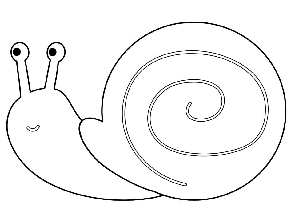 Disegni di Lumaca da colorare - Disegni-Colorare.Com