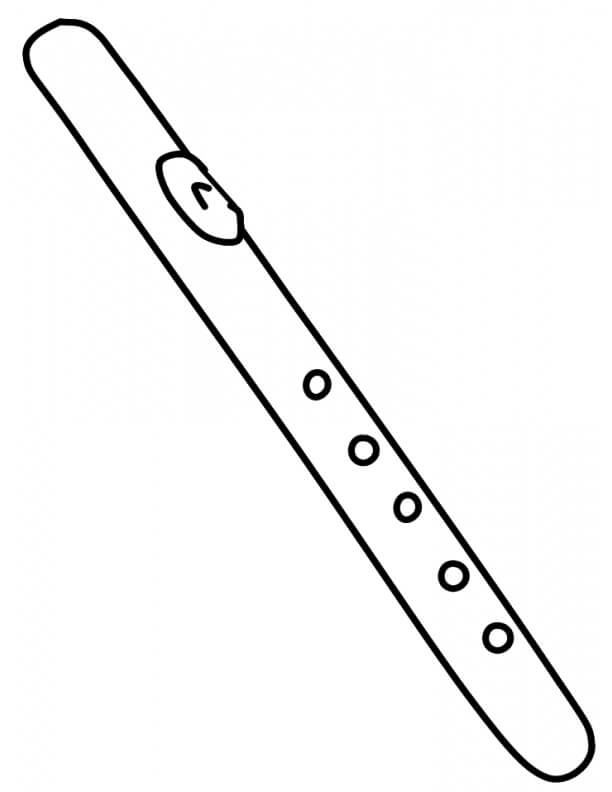 Disegni di Flauto da colorare - Disegni-Colorare.Com