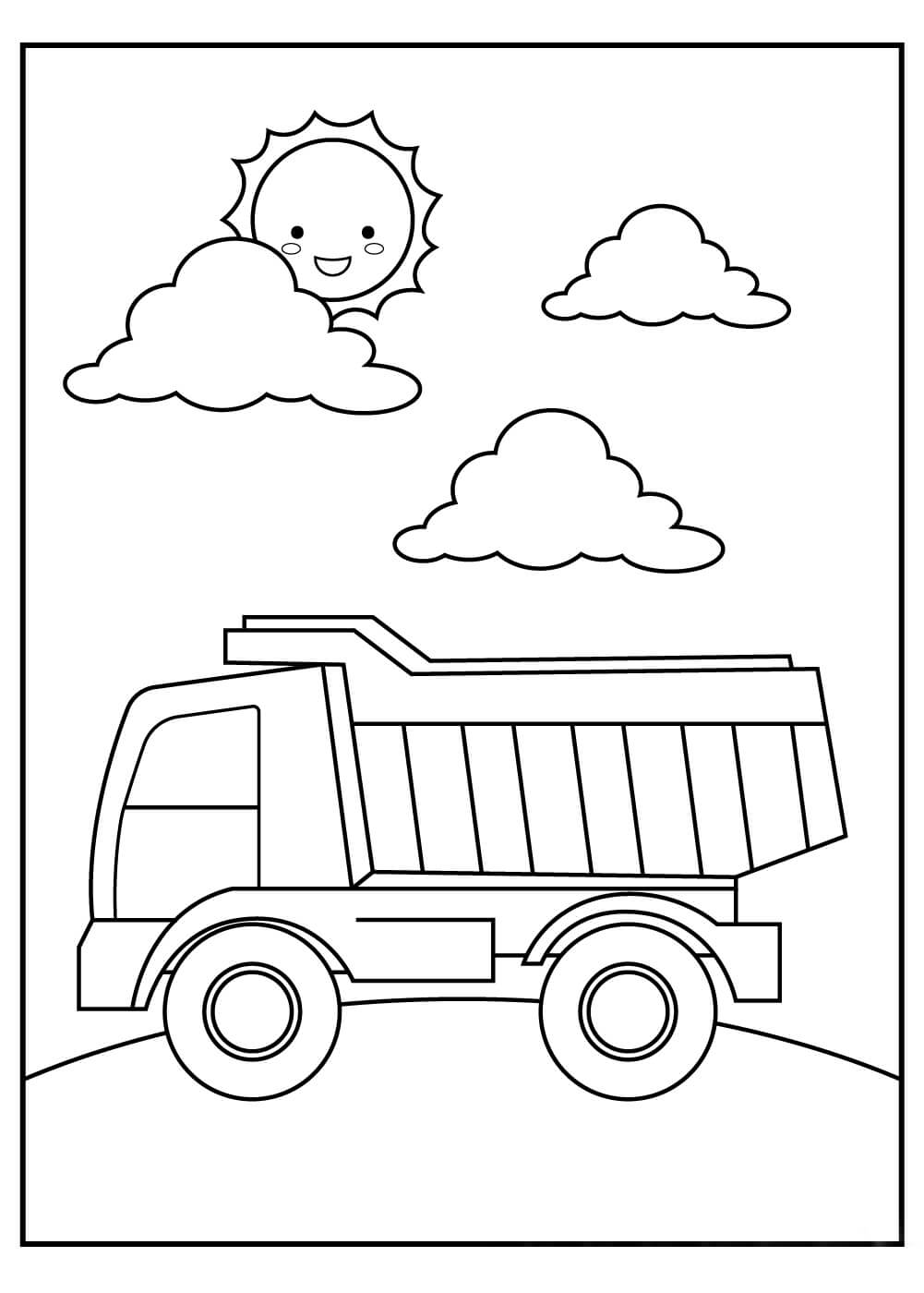 Disegni di Camion da colorare - Disegni-Colorare.Com