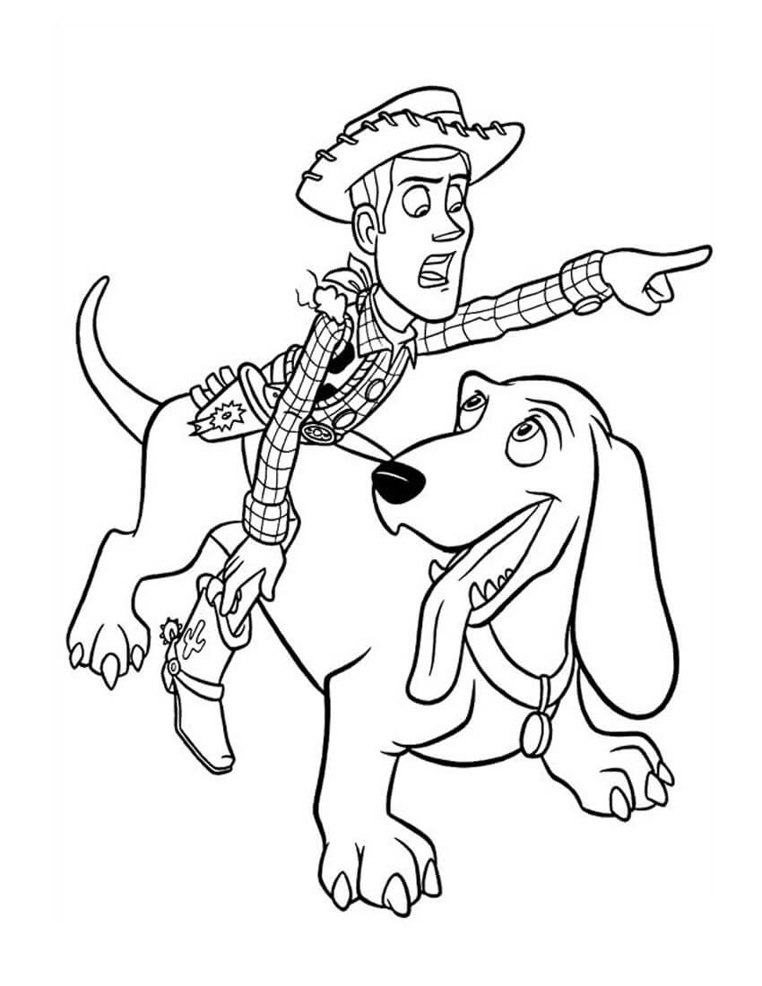 Cane da Sella Woody da colorare. Scarica, stampa o colora subito online! Cane da Sella Woody da colorare. Scarica, stampa o colora subito online!
