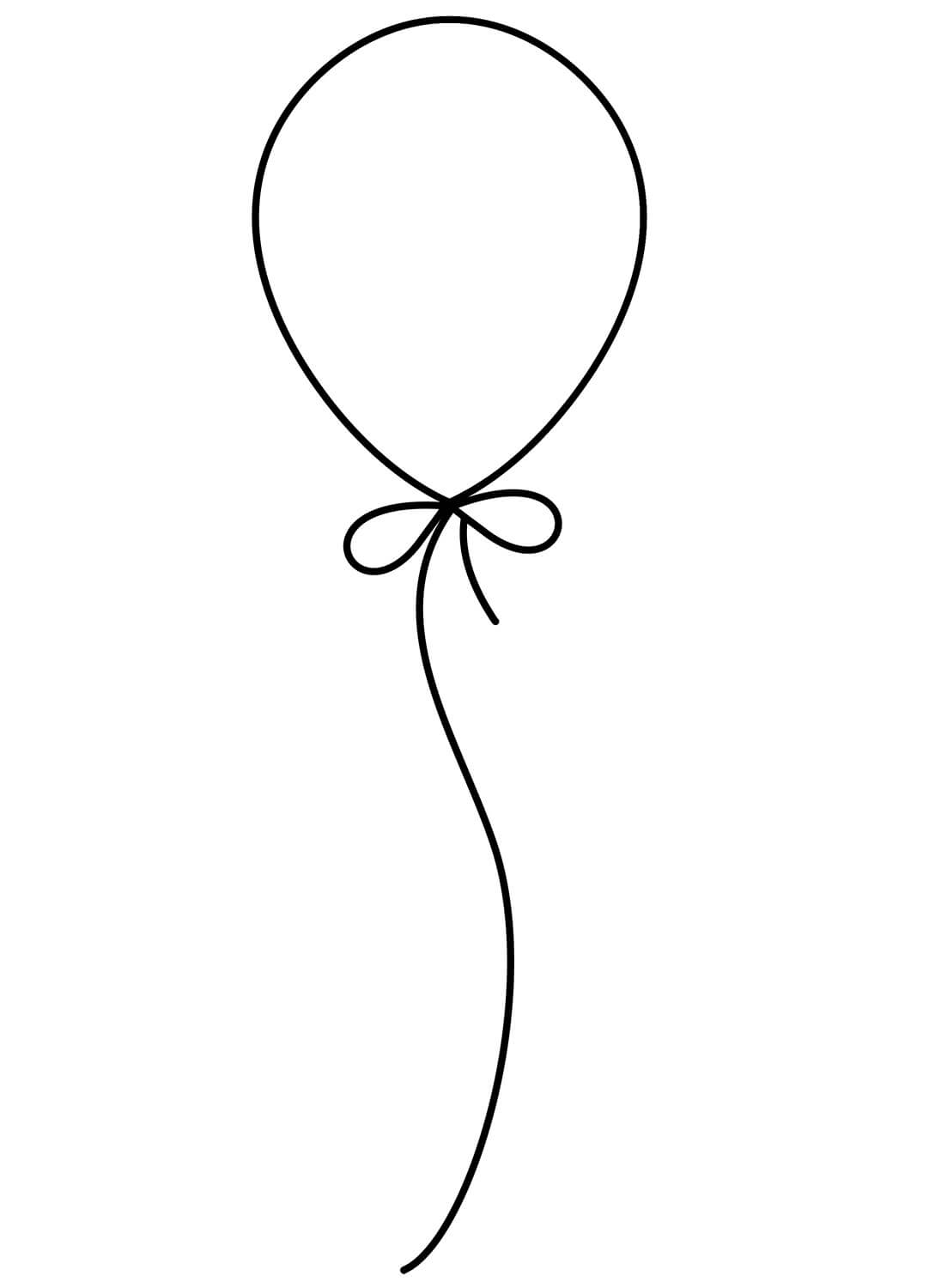 Disegni di Palloncini da colorare - Disegni-Colorare.Com