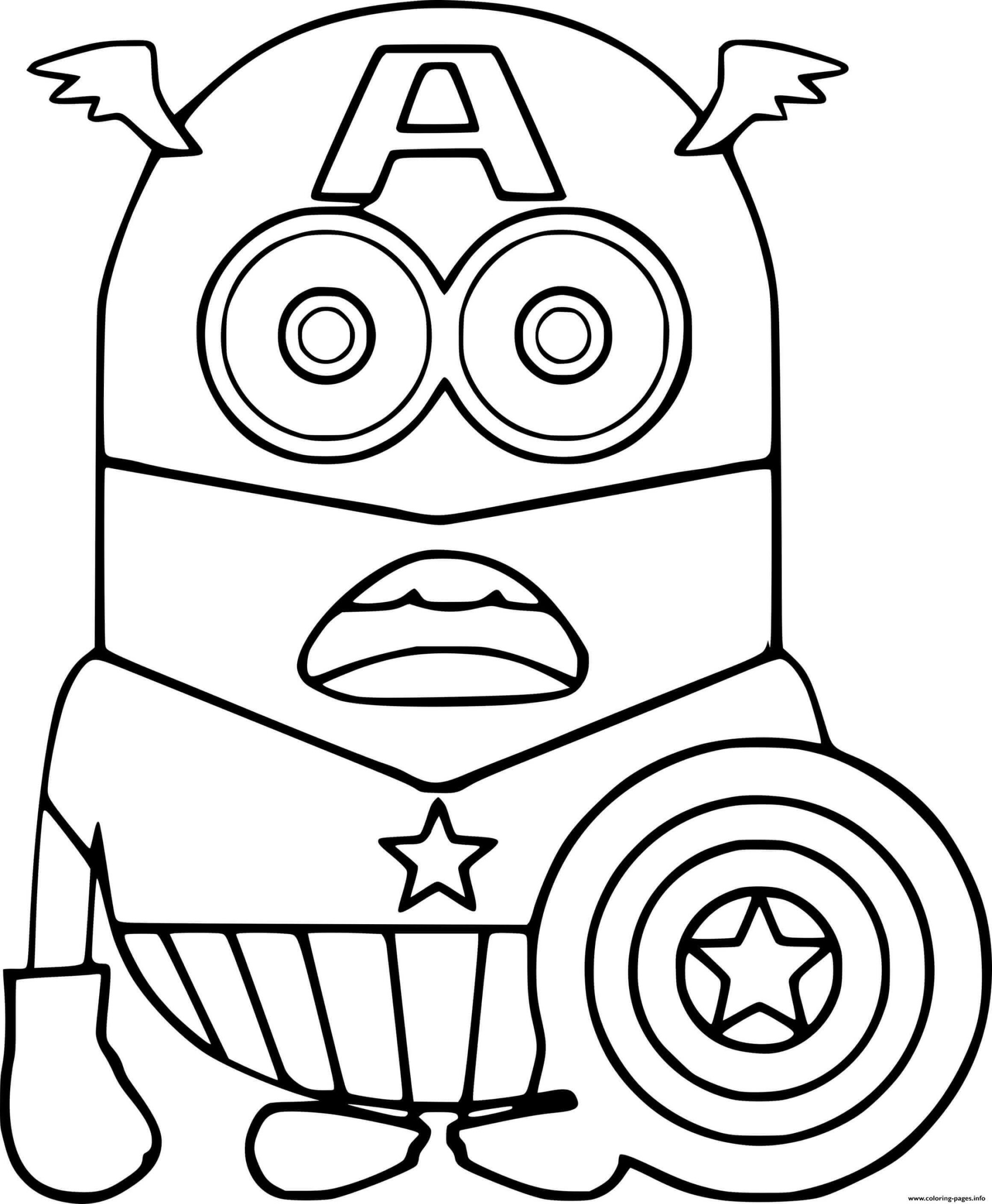 Disegni di Minions da colorare - Disegni-Colorare.Com