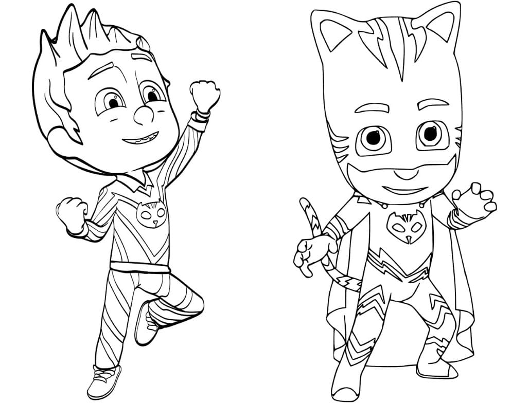 Disegni di Gattoboy (PJ Masks) da colorare - Disegni-Colorare.Com