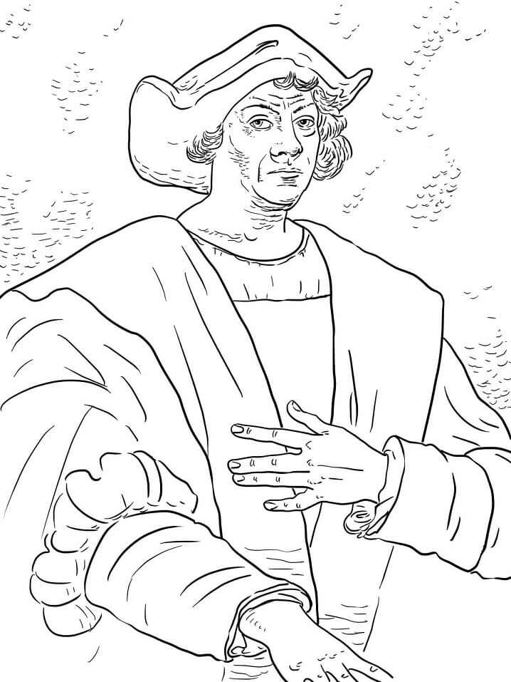 Disegni di Cristoforo Colombo da colorare - Disegni-Colorare.Com