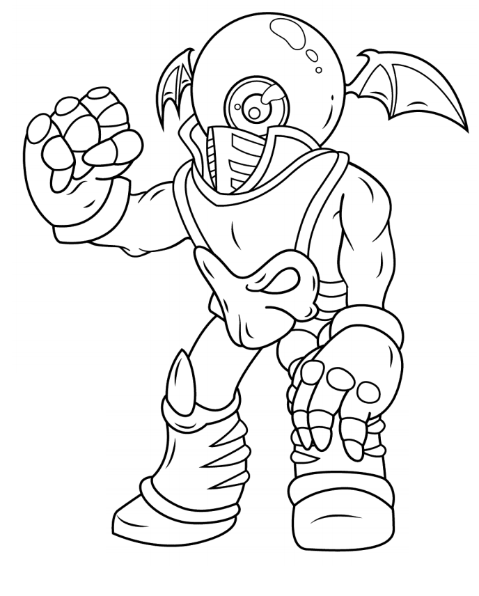 Eye Brawl Skylanders da colorare. Scarica, stampa o colora subito online!