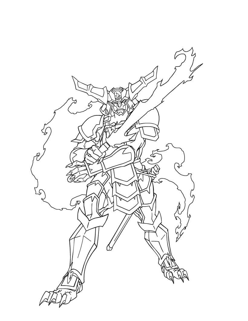 Fantastico Samurai da colorare. Scarica, stampa o colora subito online!