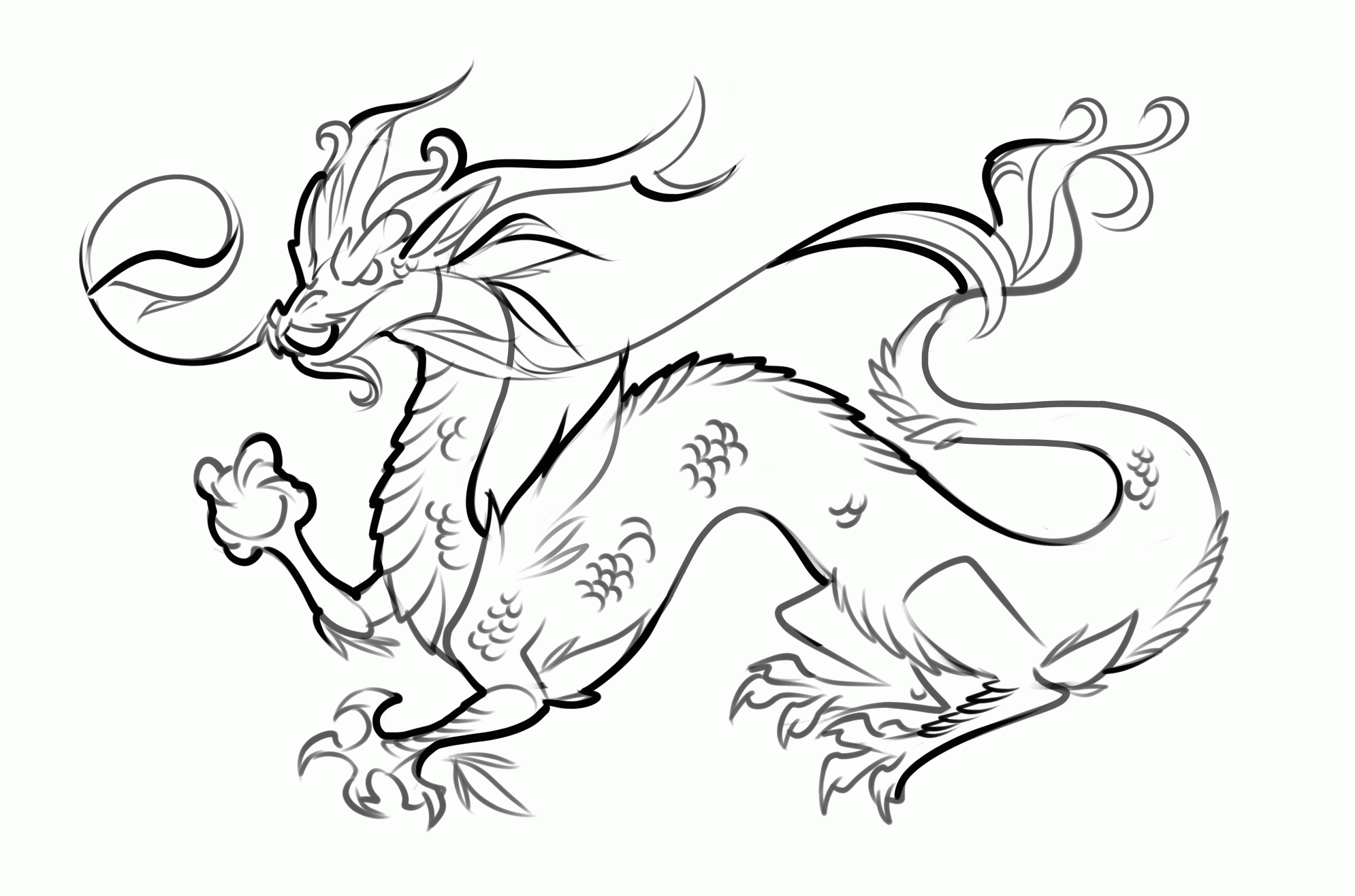 Disegni di Drago da colorare - Disegni-Colorare.Com