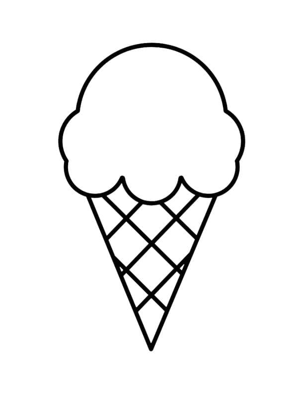 Gelato Base da colorare. Scarica, stampa o colora subito online!