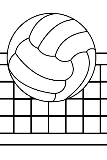 Grande Palla da Pallavolo da colorare. Scarica, stampa o colora subito ...