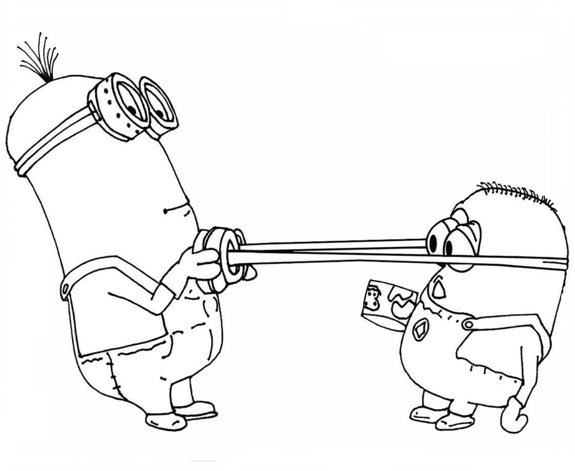 Disegni di Minions da colorare - Disegni-Colorare.Com