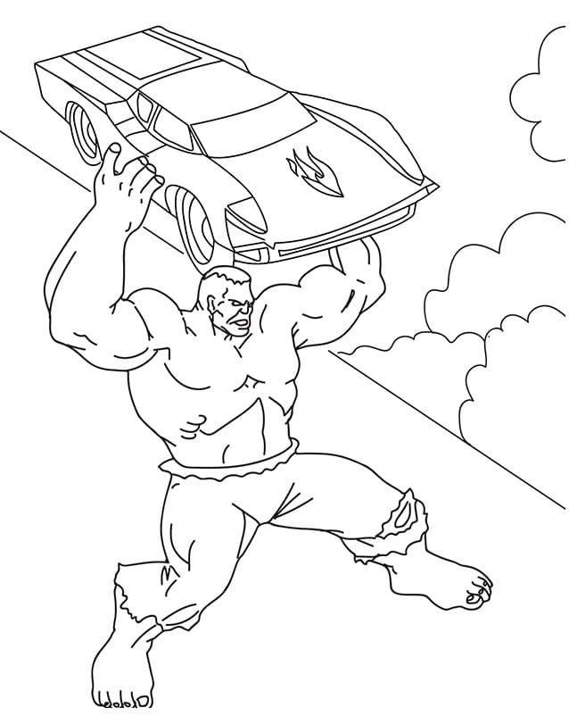 Disegni di Hulk da colorare - Disegni-Colorare.Com