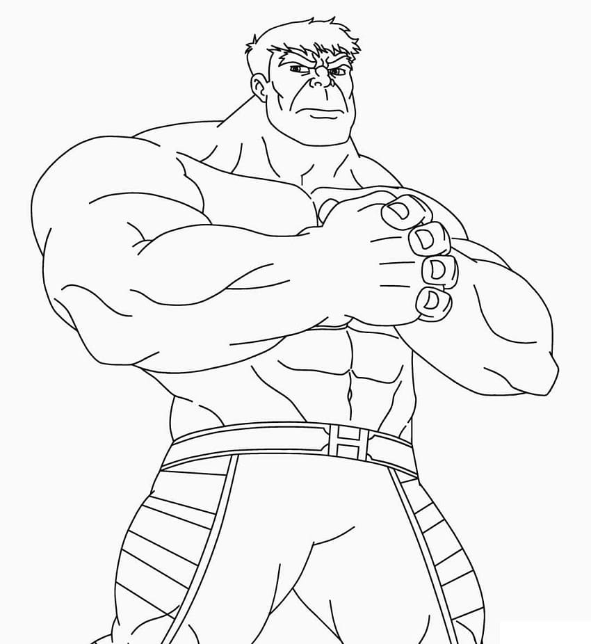 Disegni di Hulk da colorare - Disegni-Colorare.Com