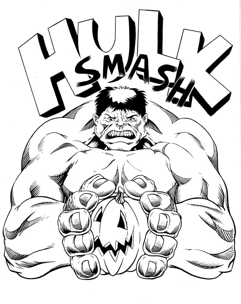 Disegni di Hulk da colorare - Disegni-Colorare.Com