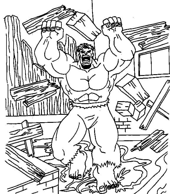 Disegni di Hulk da colorare - Disegni-Colorare.Com
