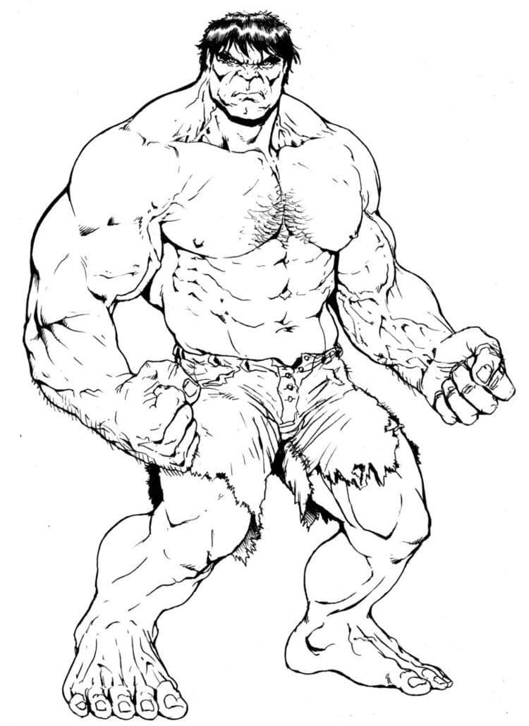 Disegni di Hulk da colorare - Disegni-Colorare.Com