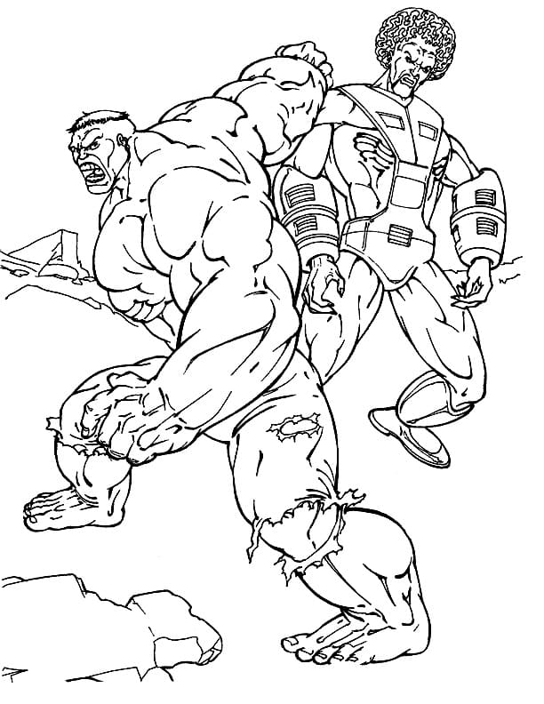 Disegni di Hulk da colorare - Disegni-Colorare.Com