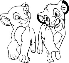 Disegni di Simba da colorare - Disegni-Colorare.Com