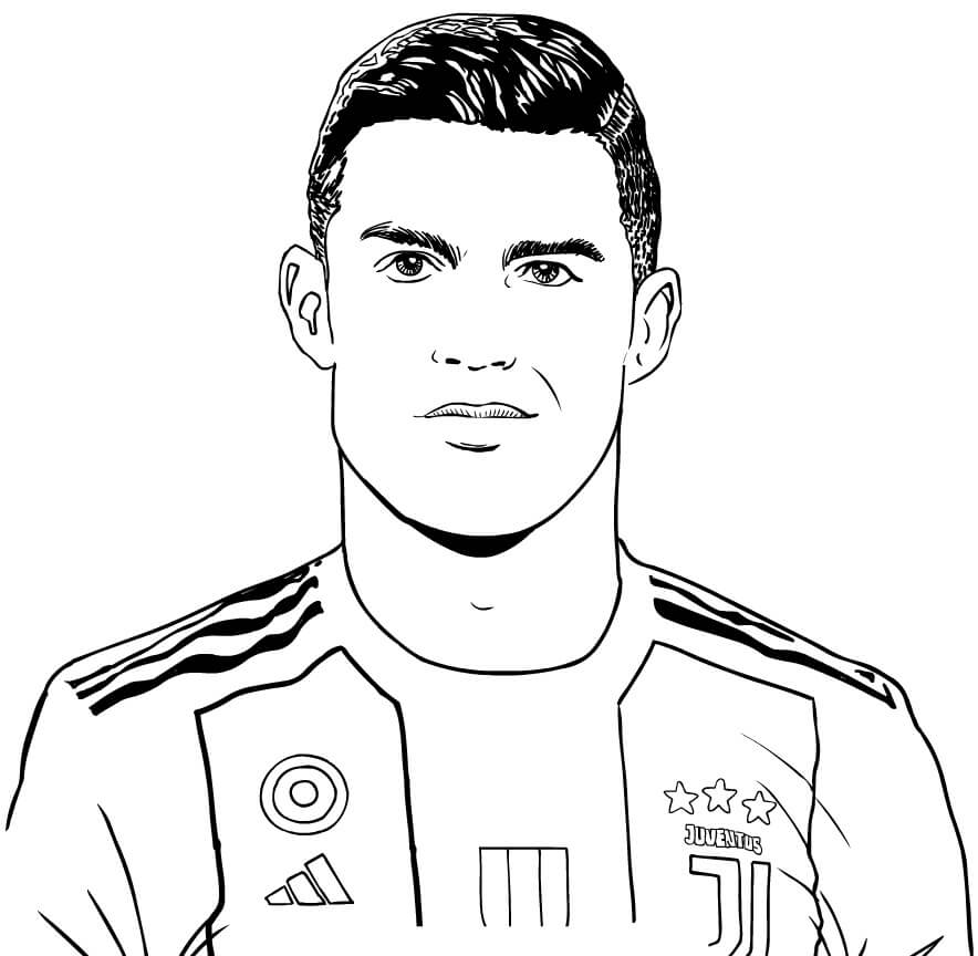 Il bel Cristiano Ronaldo gratuito da colorare. Scarica, stampa o colora ...