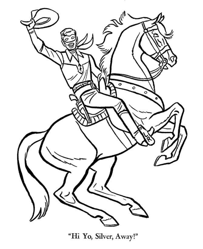 Disegni di Zorro da colorare - Disegni-Colorare.Com