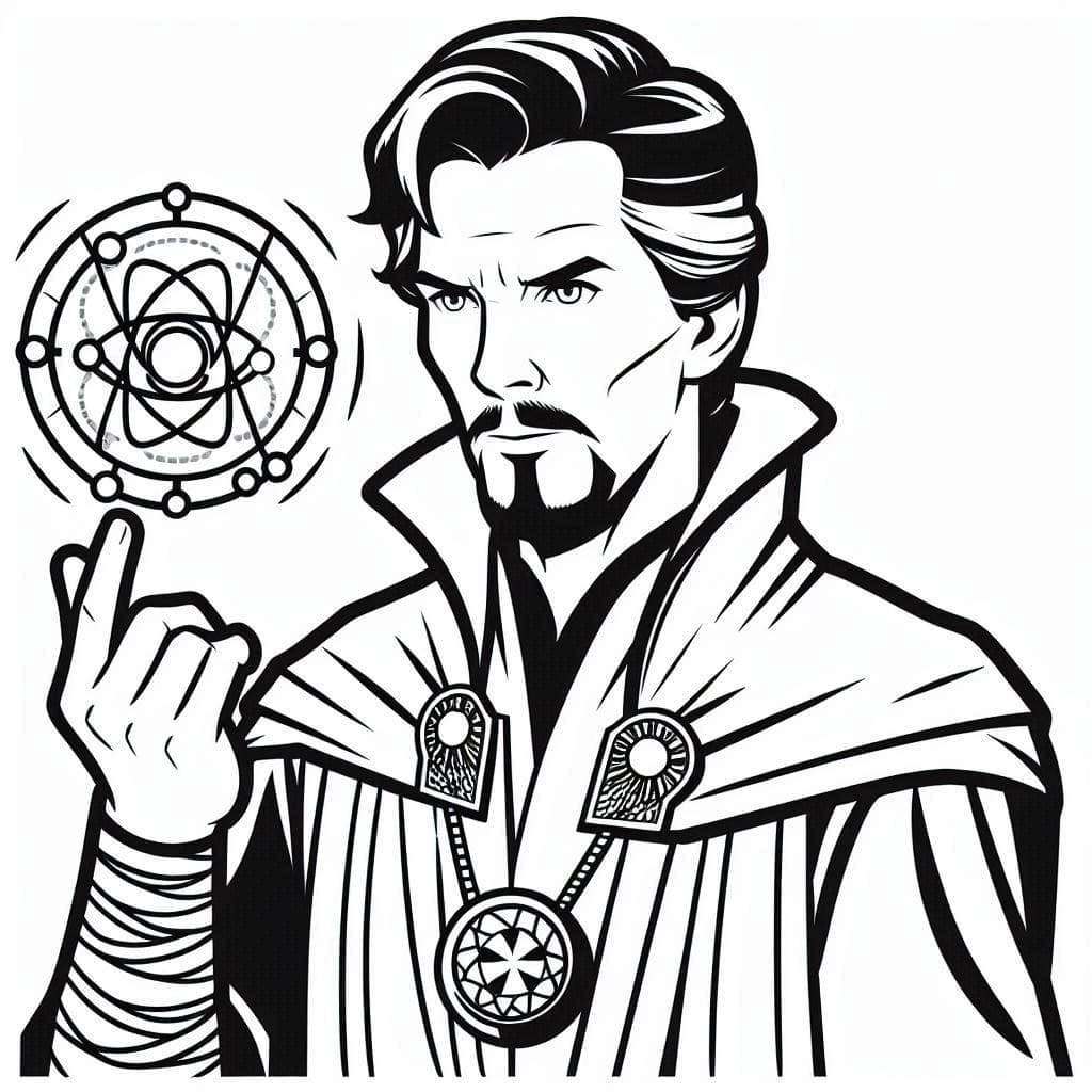 Disegni di Doctor Strange da colorare - Disegni-Colorare.Com