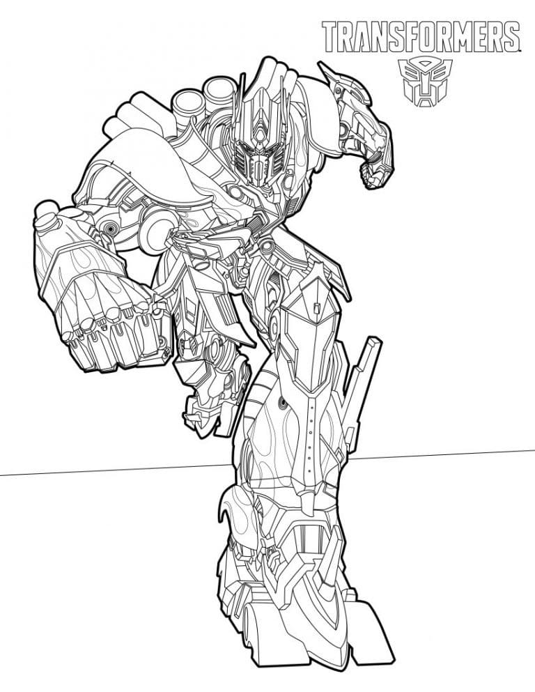 Disegni di Optimus Prime da colorare - Disegni-Colorare.Com