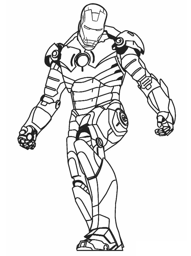 Disegni di Iron Man da colorare - Disegni-Colorare.Com