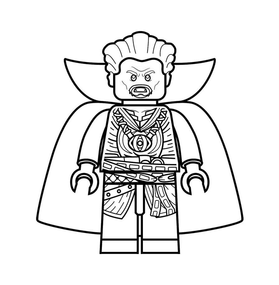 Lego Doctor Strange gratis da colorare. Scarica, stampa o colora subito ...