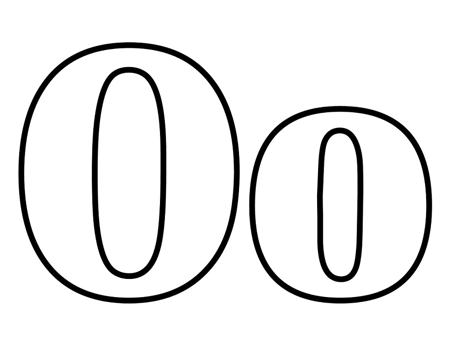 Lettera O 5 da colorare. Scarica, stampa o colora subito online!