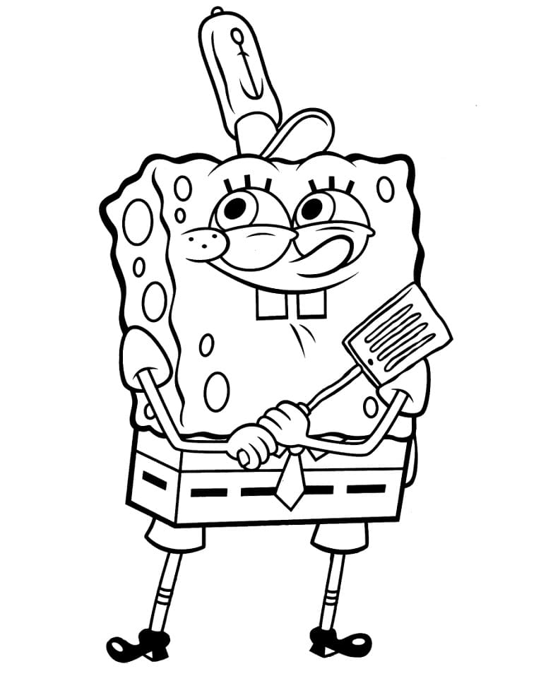 Disegni di SpongeBob da colorare - Disegni-Colorare.Com