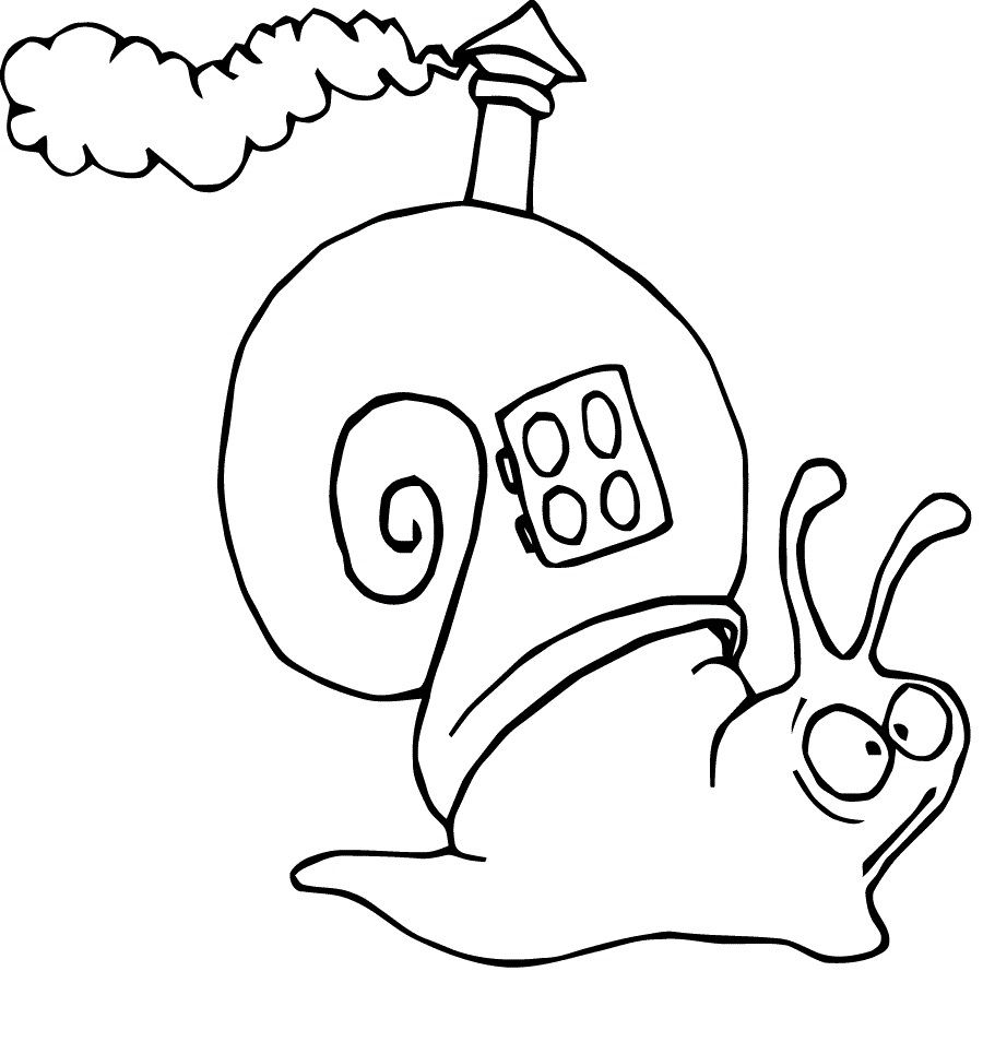Disegni di Lumaca da colorare - Disegni-Colorare.Com