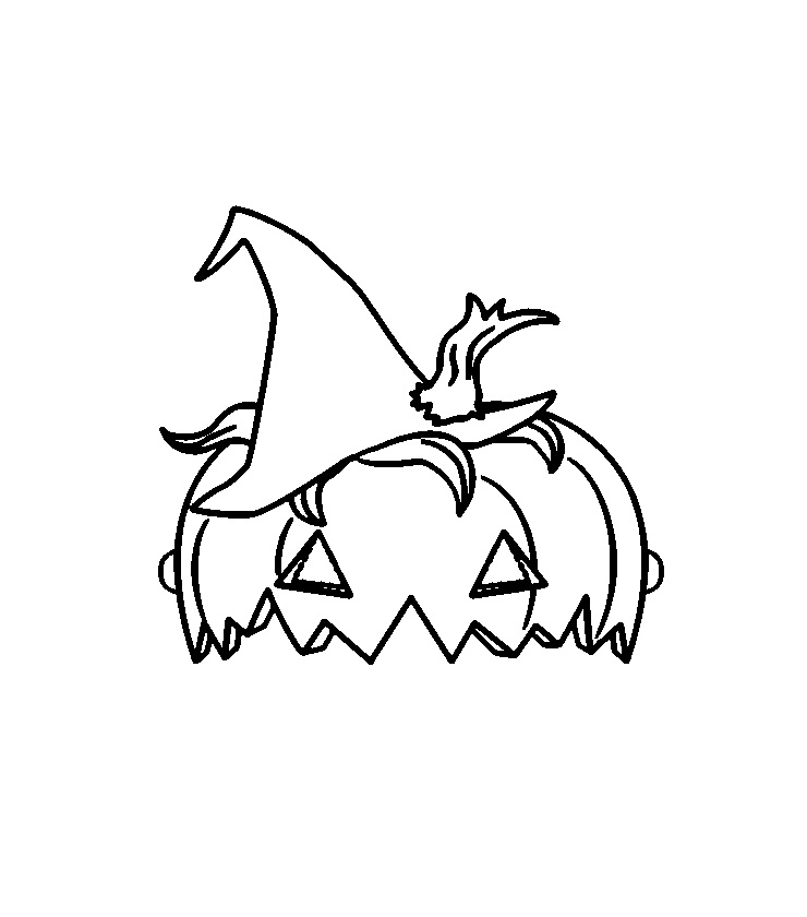 Disegni di Maschera di Halloween da colorare - Disegni-Colorare.Com