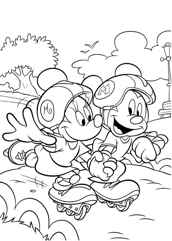 Disegni di Topolino da colorare - Disegni-Colorare.Com