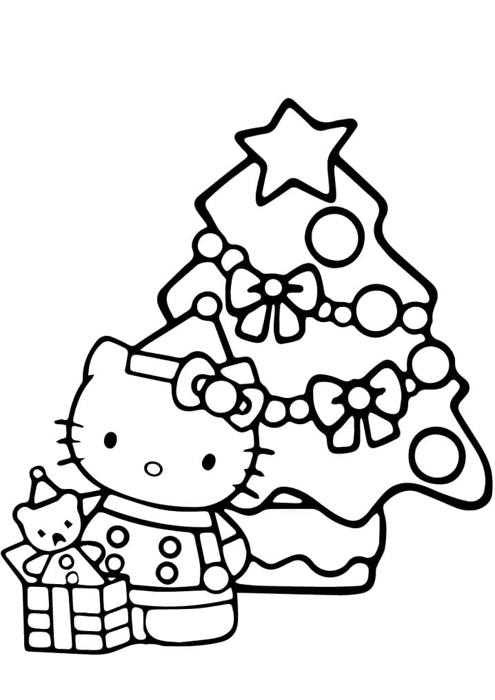 Disegni di Hello Kitty da colorare - Disegni-Colorare.Com