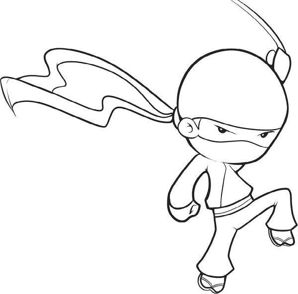 Disegni di Ninja da colorare - Disegni-Colorare.Com