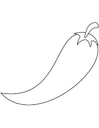 Peperoncino Chibi Semplice da colorare. Scarica, stampa o colora subito ...