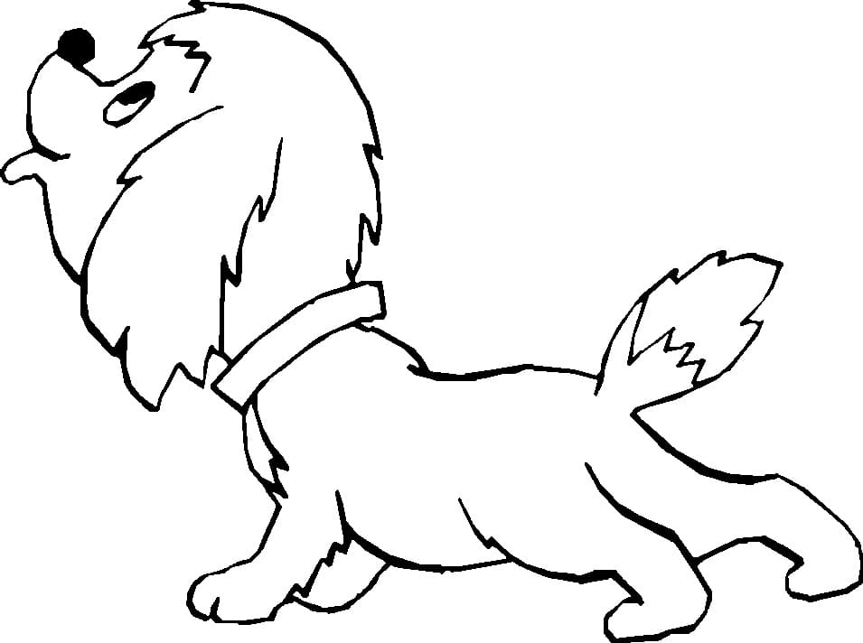 Disegni di Cagnolini da colorare - Disegni-Colorare.Com