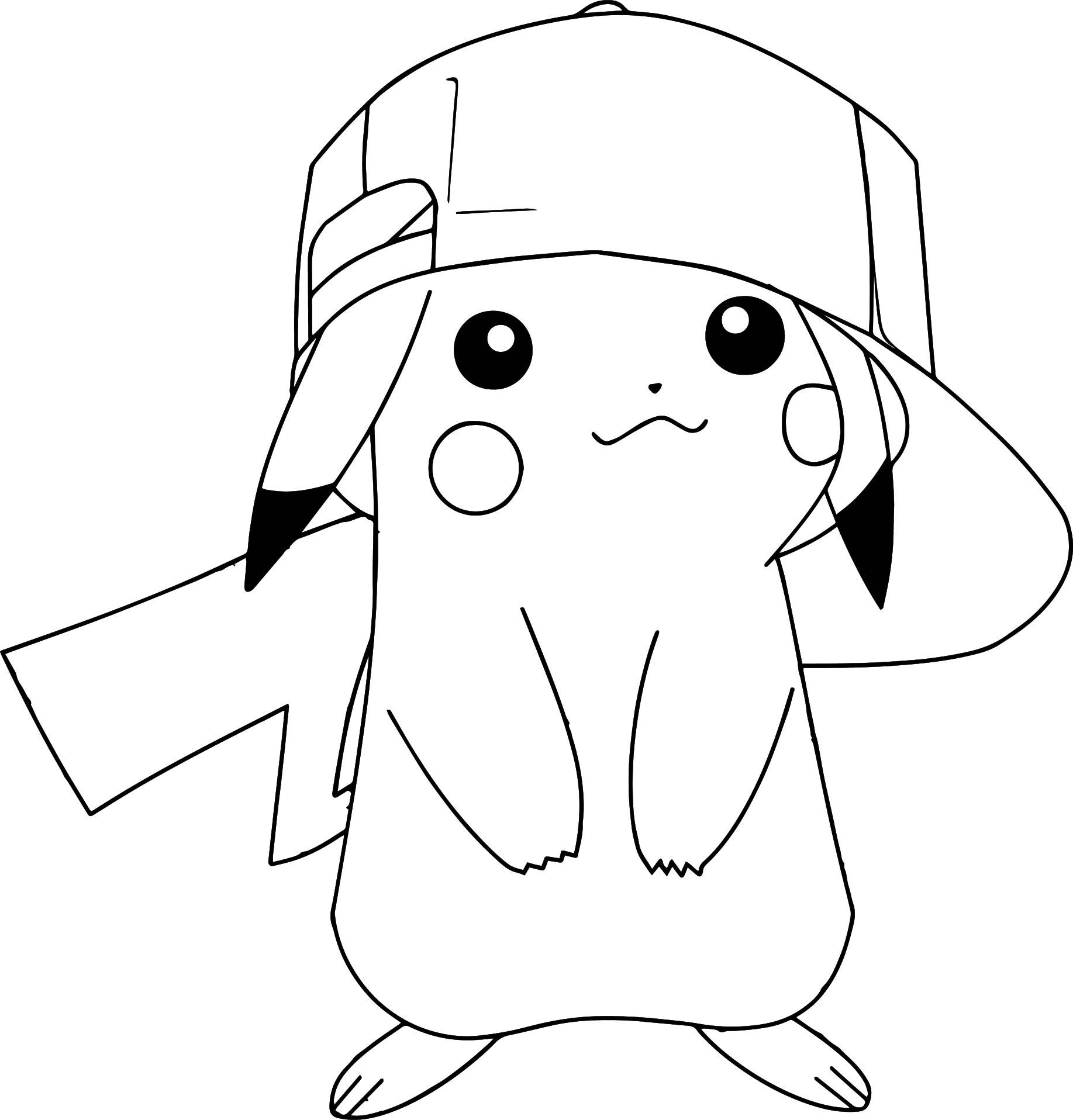 Disegni di Pikachu da colorare - Disegni-Colorare.Com