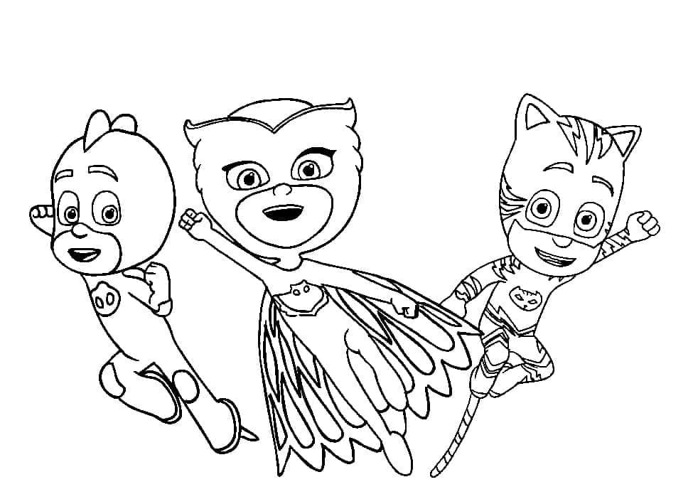 Disegni di Gattoboy (PJ Masks) da colorare - Disegni-Colorare.Com